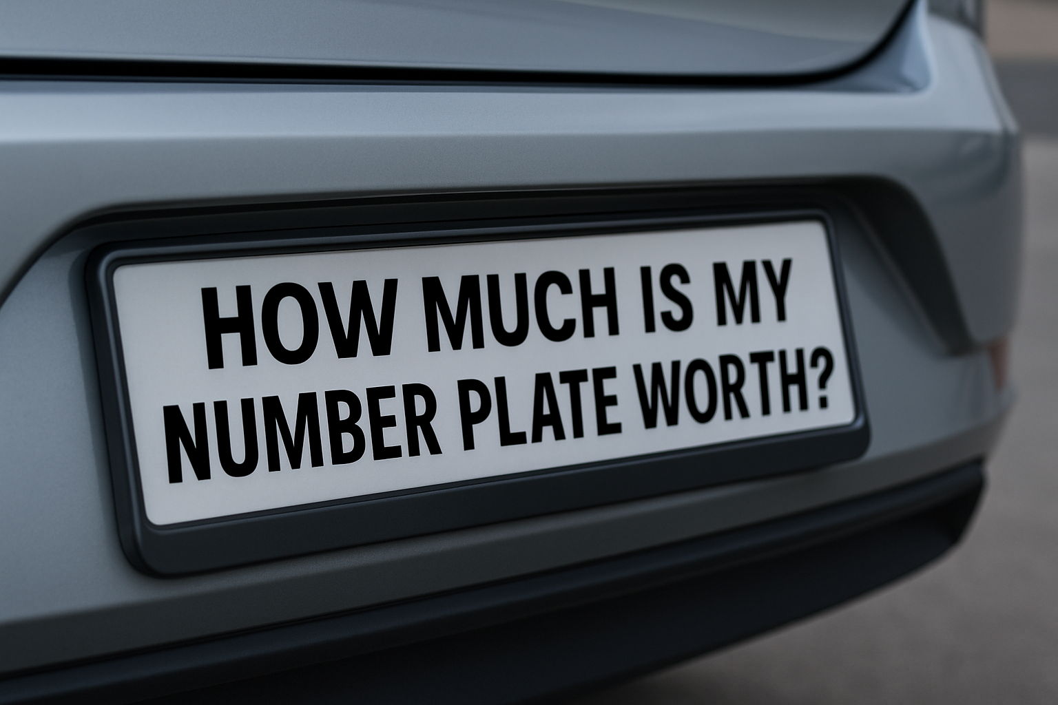 How Much Is My Number Plate Worth? Unlocking the Secrets of Value and ...